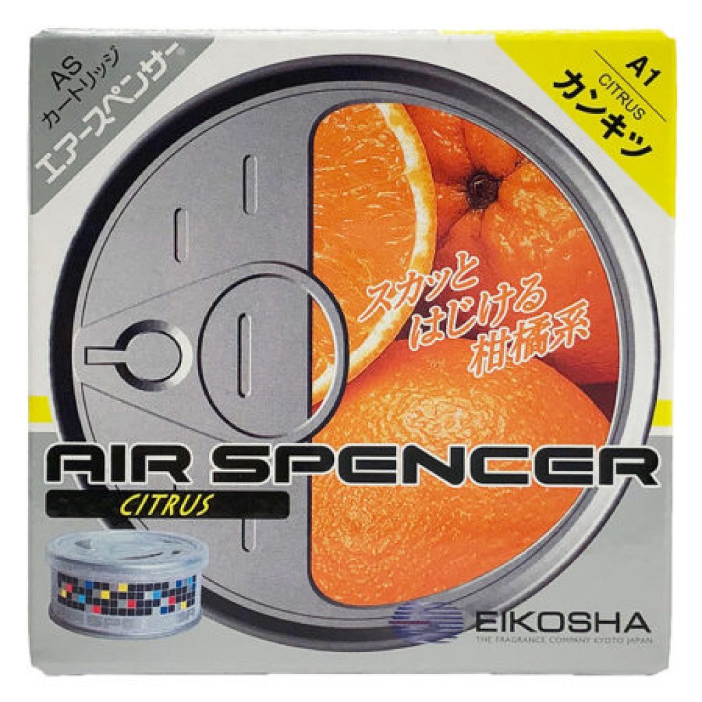 Eikosha Air Spencer JDM Japanese Can Style Car Air Freshener - Citrus Scent