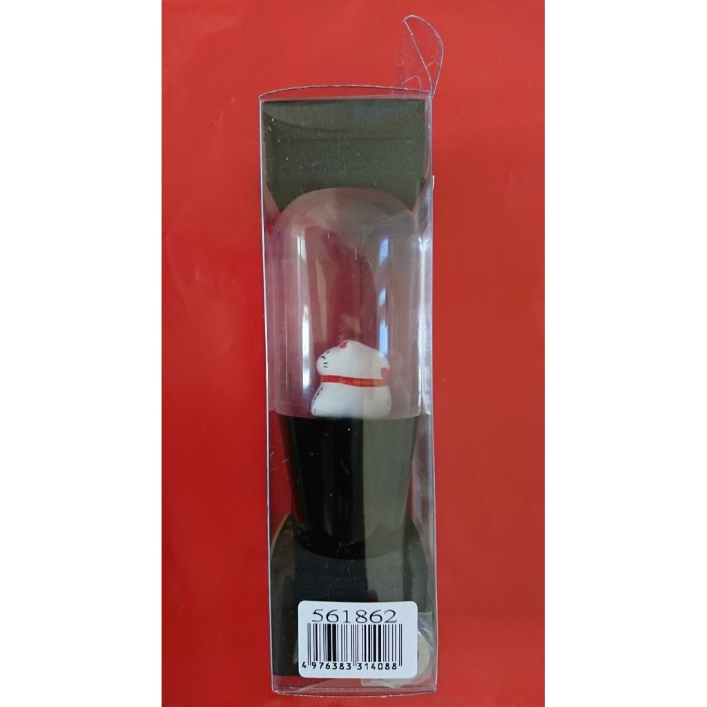 Clear wide 100mm JDM Maneki Neko Lucky Cat Shift Knob / Gear Knob ...
